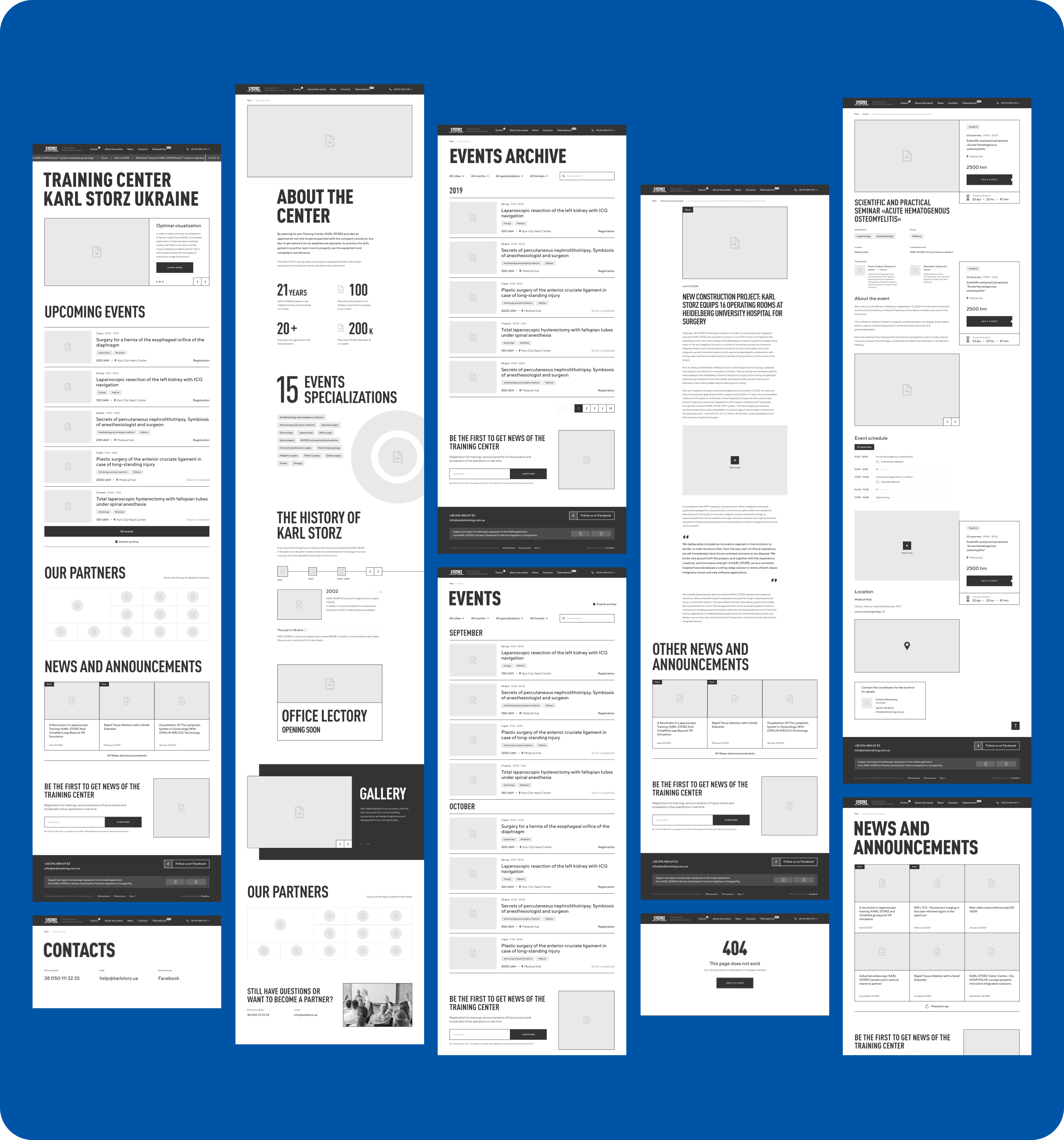 Development of EdTech platform, website, mobile application for KARL STORZ — Goodface agency